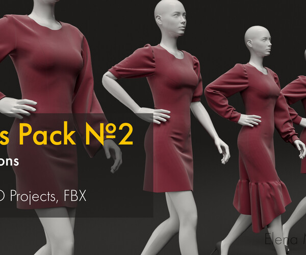 ArtStation - Dress Pack №2 | Resources