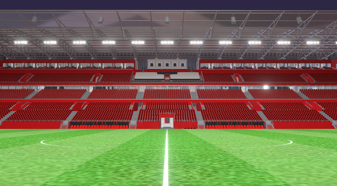 ArtStation - Medium-sized modern stadium (full interior) | Game Assets