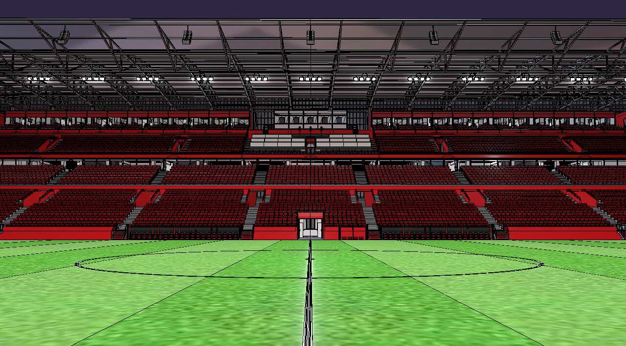 ArtStation - Medium-sized modern stadium (full interior) | Game Assets
