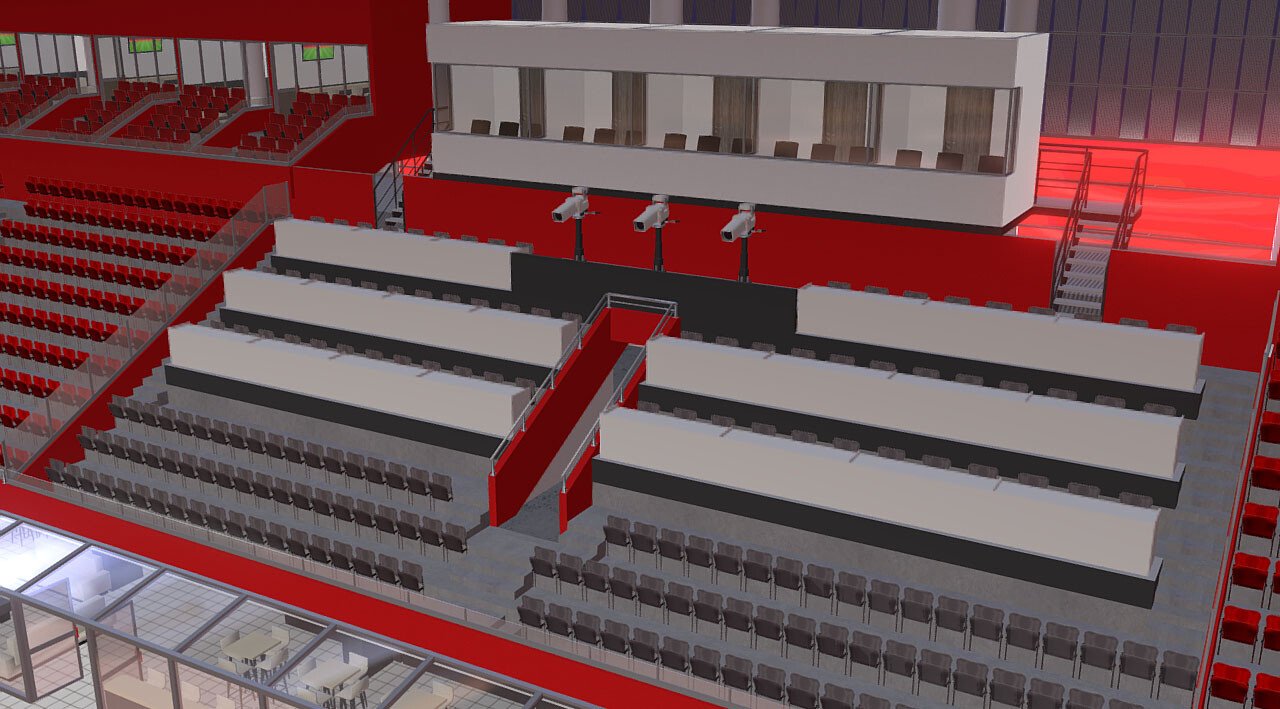 ArtStation - Medium-sized modern stadium (full interior) | Game Assets