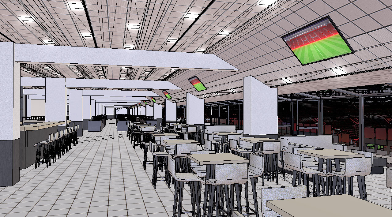 ArtStation - Medium-sized modern stadium (full interior) | Game Assets