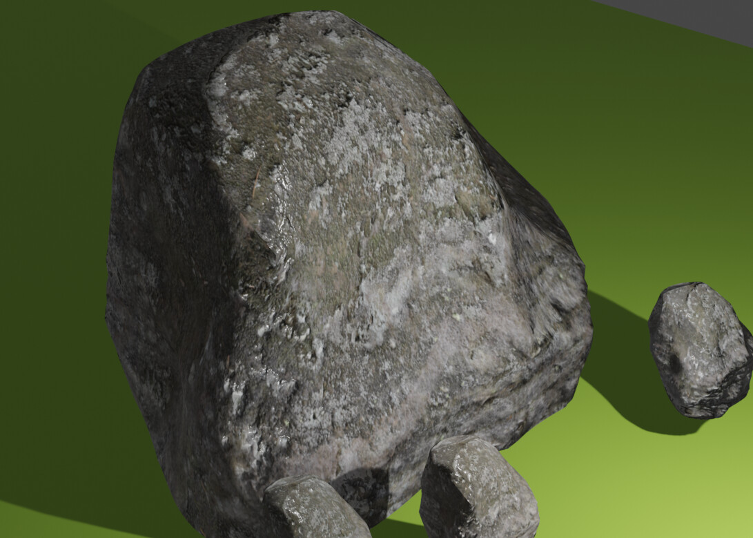 ArtStation - low poly rocks with blender! (my first project) | Resources