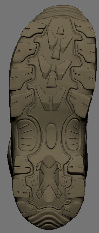 ArtStation - Military boot | Game Assets