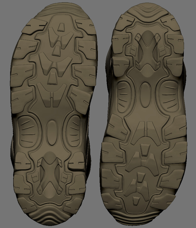 ArtStation - Military boot | Game Assets