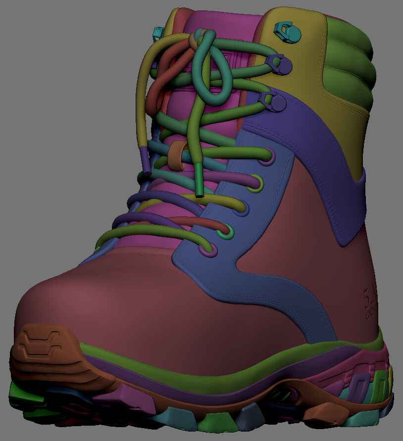 ArtStation - Military boot | Game Assets