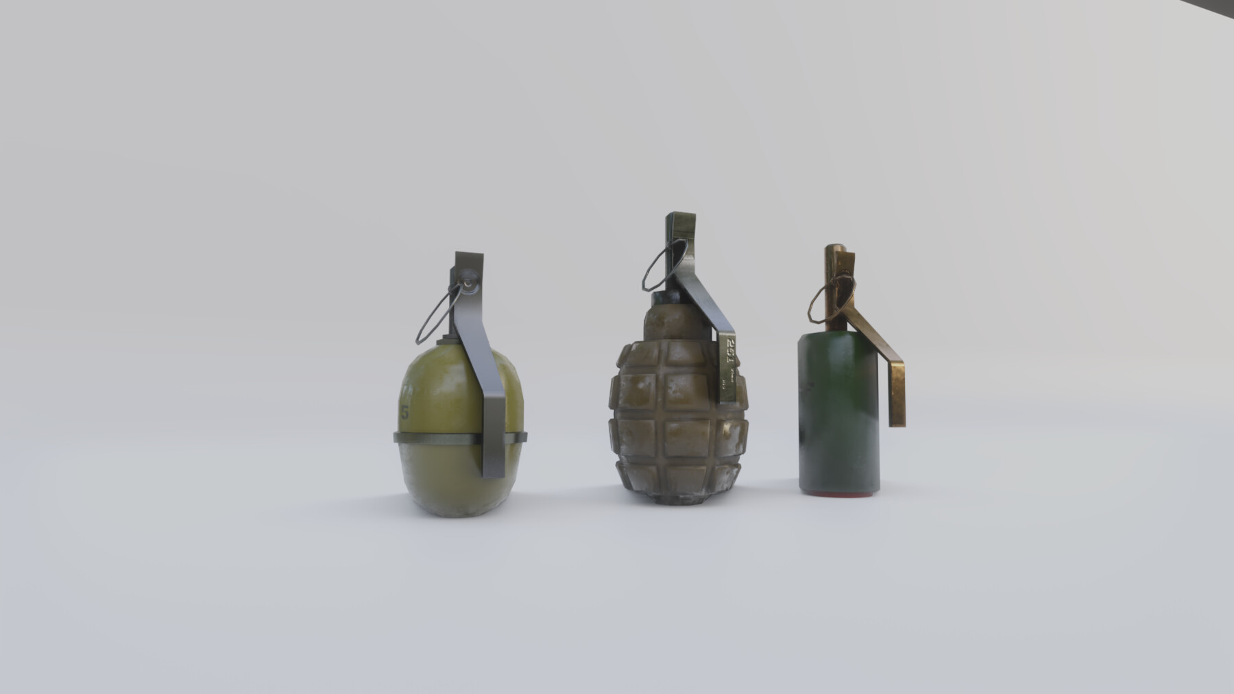 ArtStation - Grenade pack(Low Poly) | Game Assets