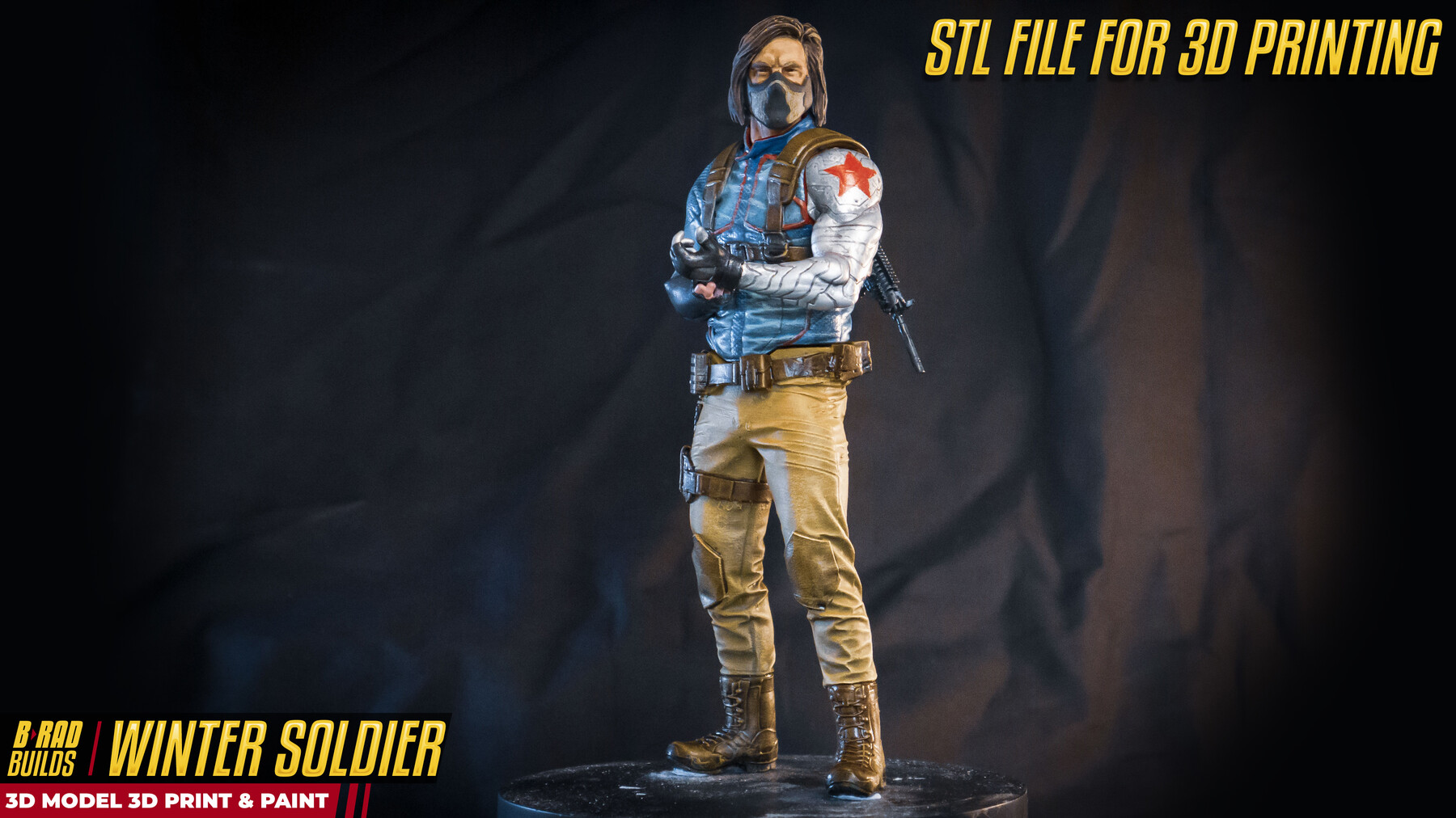ArtStation - 3D Printable WINTER SOLDIER STL Model | Resources