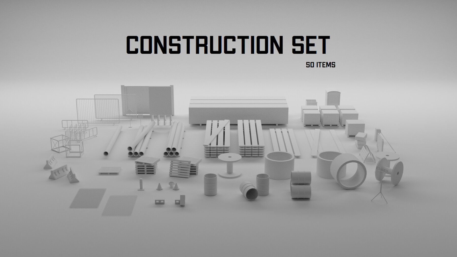 ArtStation - construction set | Game Assets