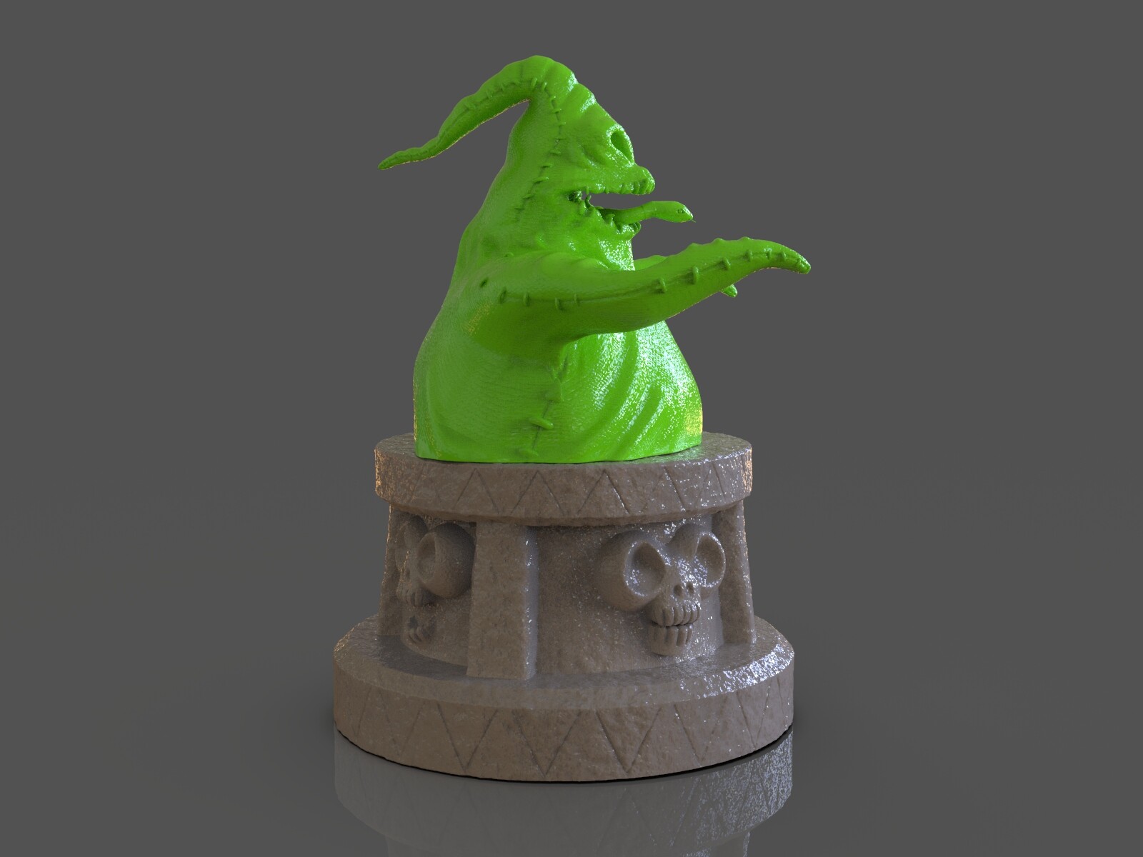 ArtStation - Oogie Boogie Bust | Resources