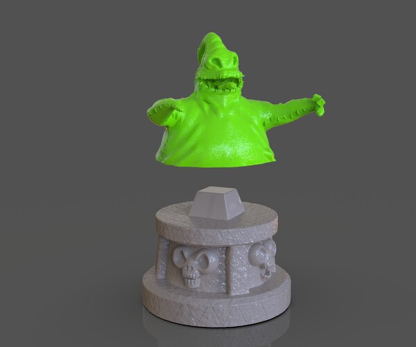 ArtStation - Oogie Boogie Bust | Resources