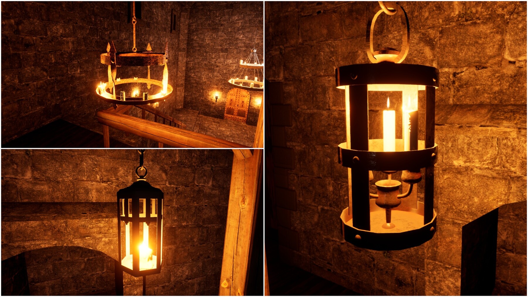 ArtStation - Medieval Fantasy Lamps Pack 01 | Game Assets