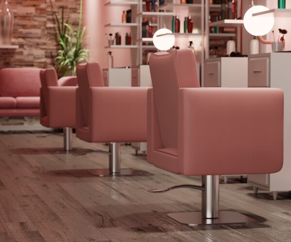 ArtStation - Makeup Studio Interior Design | Resources