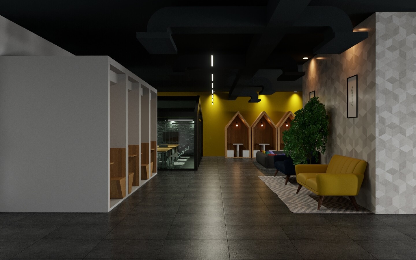 ArtStation - Coworking Workspace Interior Design | Resources