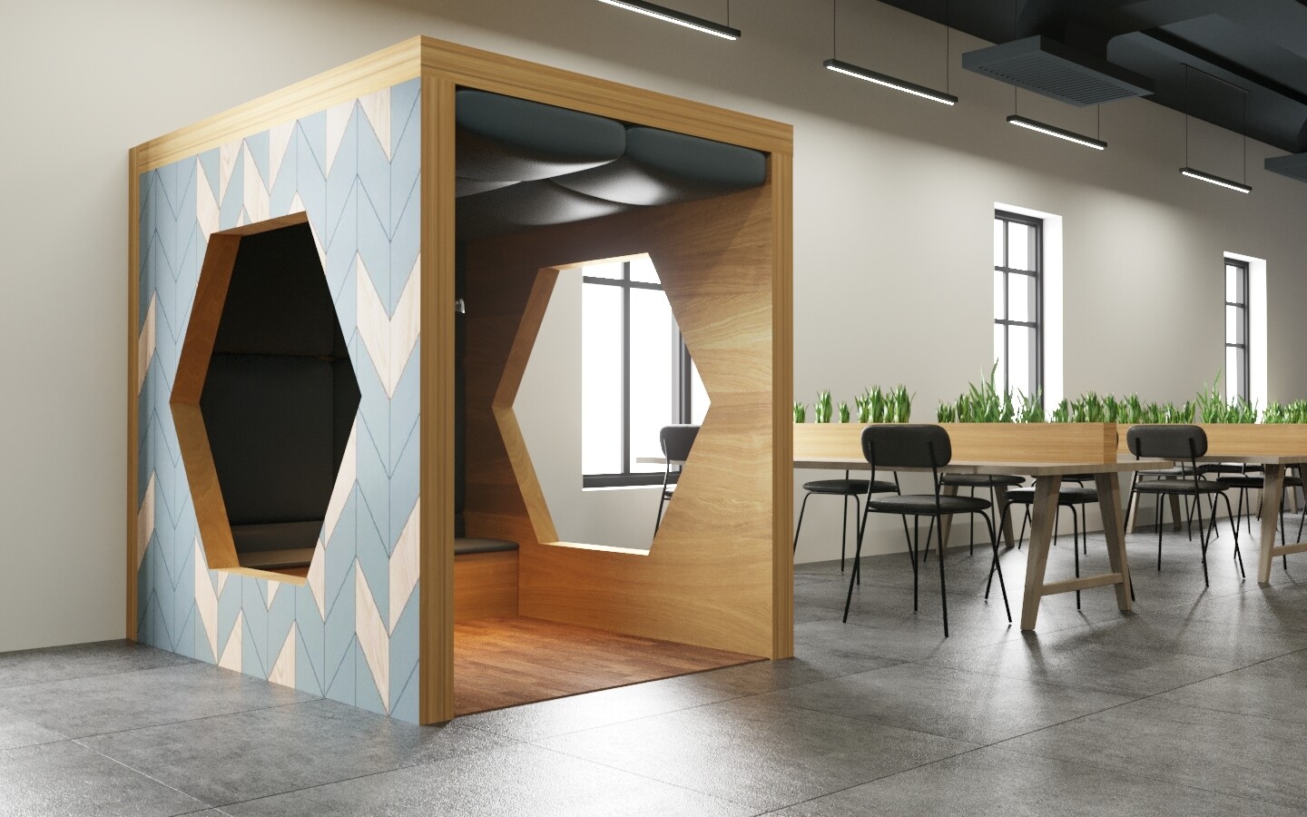 ArtStation - Coworking Workspace Interior Design | Resources