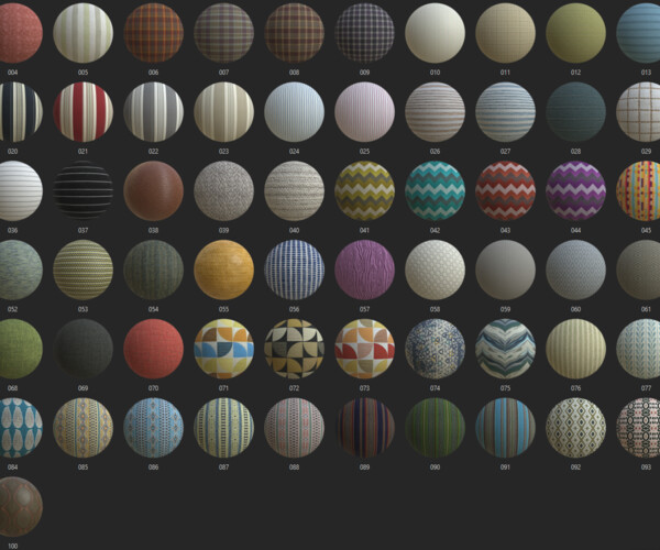 ArtStation - 100 Fabric Materials - Substance | Resources
