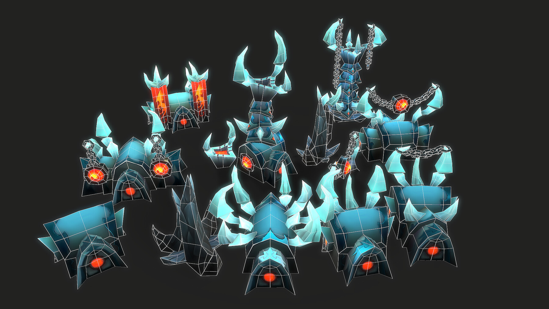 ArtStation - Dragon RTS Fantasy Buildings | Game Assets