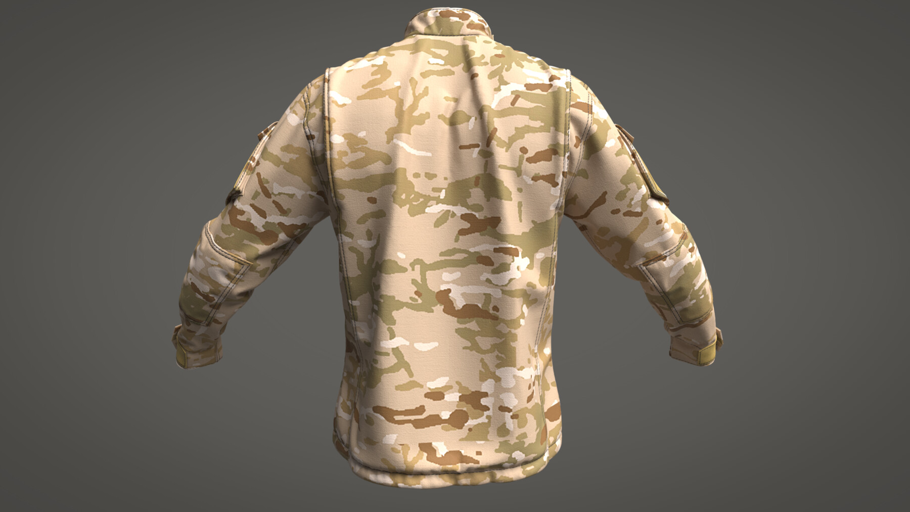 ArtStation - Military Jacket (ACU Army Combat Uniform) (Marvelous ...