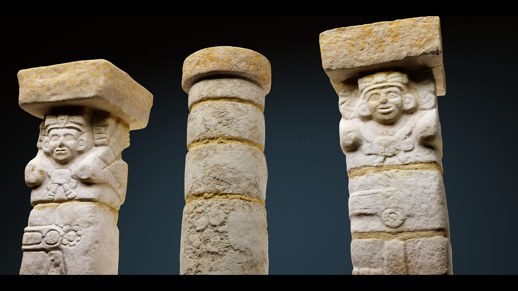 ArtStation - Mayan Stone 04 PBR 4K | Game Assets