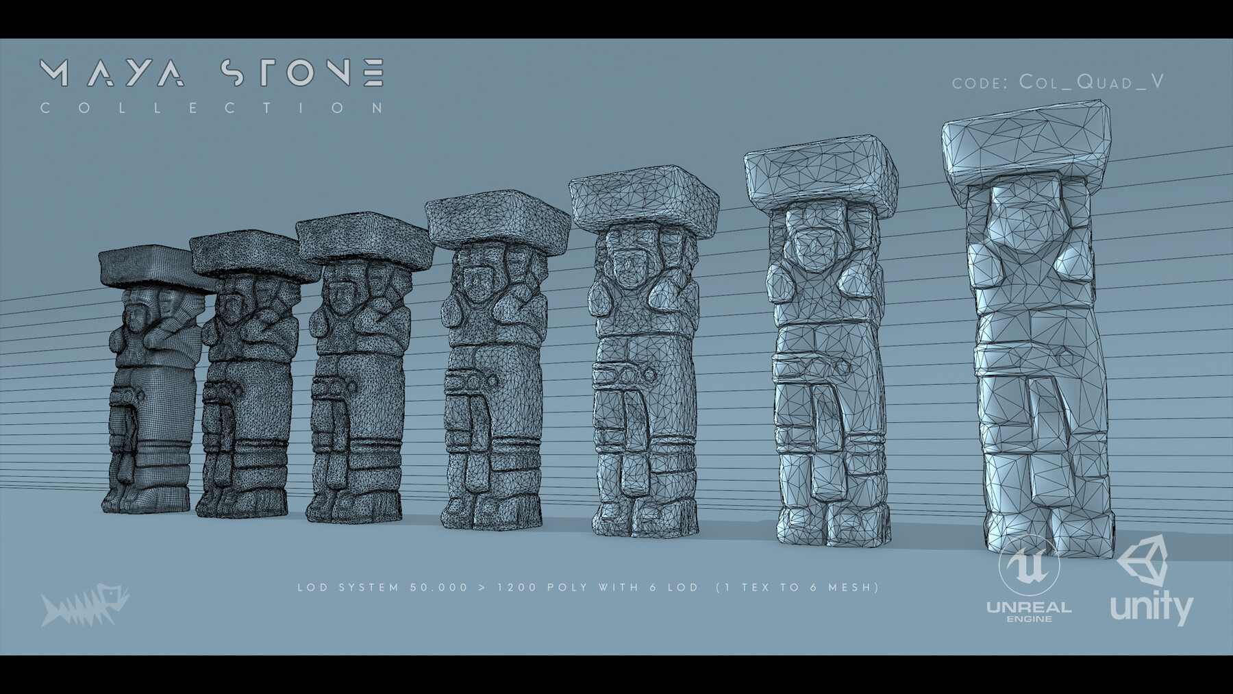 ArtStation - Mayan Stone 04 PBR 4K | Game Assets