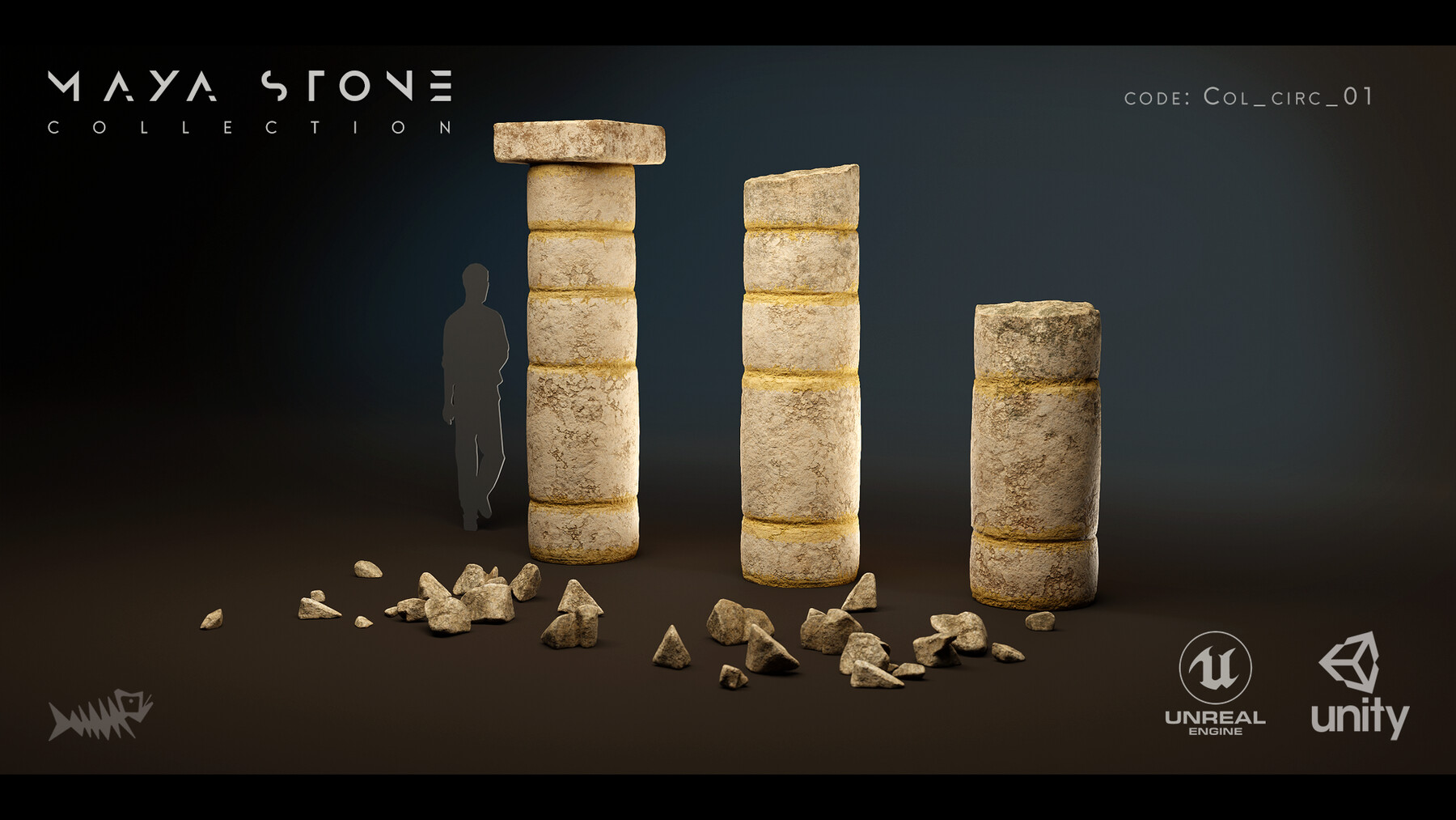 ArtStation - Mayan Stone 03 PBR 4K | Game Assets
