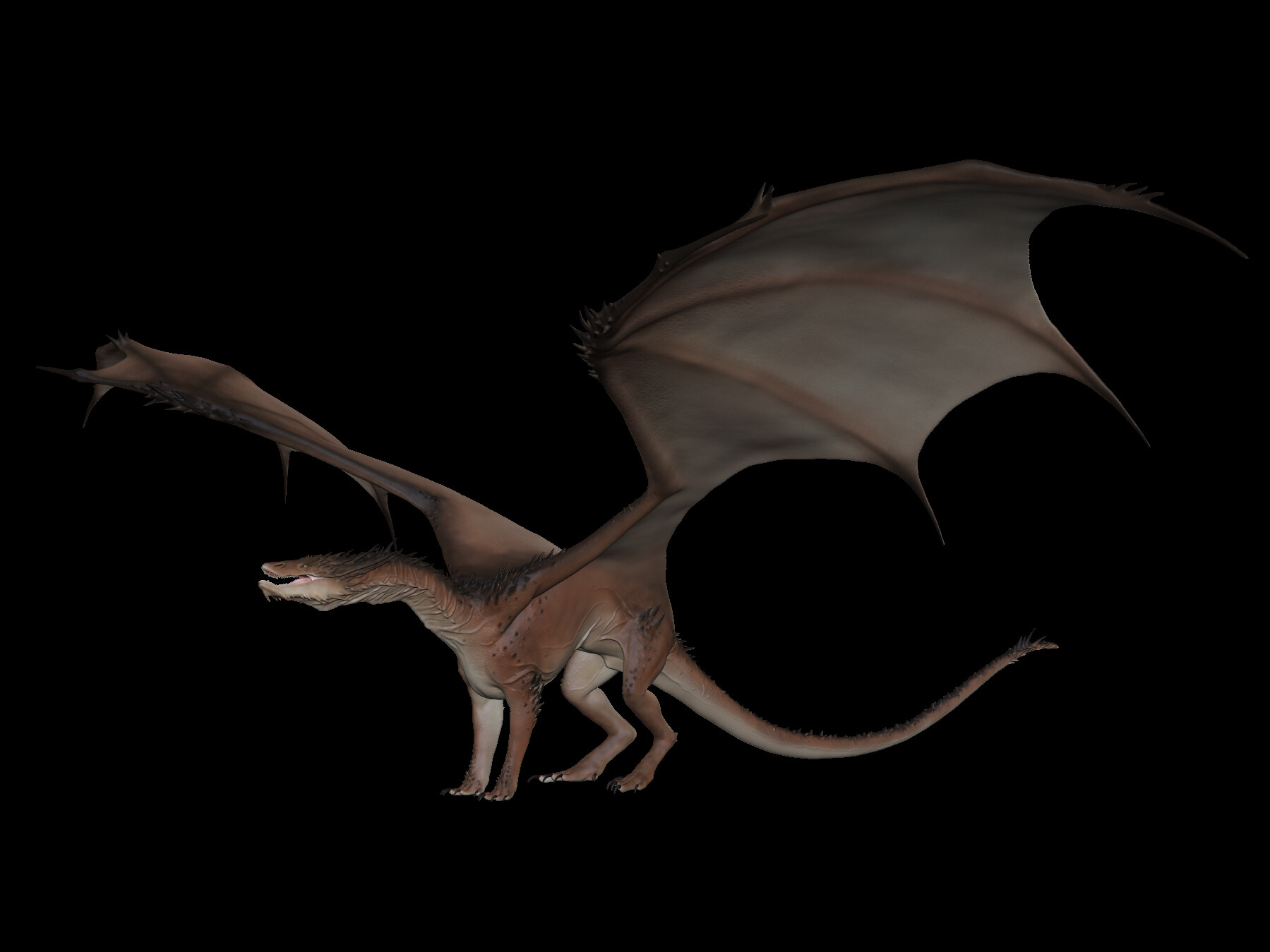 ArtStation - High poly dragon 3D model - high detailed | Game Assets