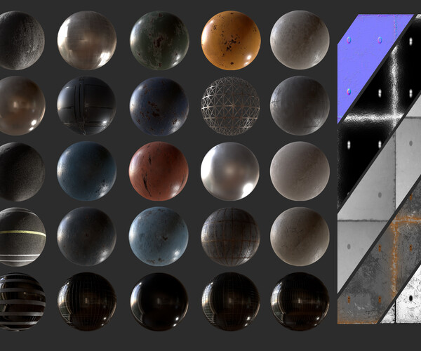 ArtStation - PBR City Shaders | Game Assets