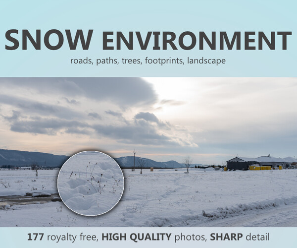 ArtStation - SNOW environment - 177HIGH QUALITY photos, 42 MPX | Resources