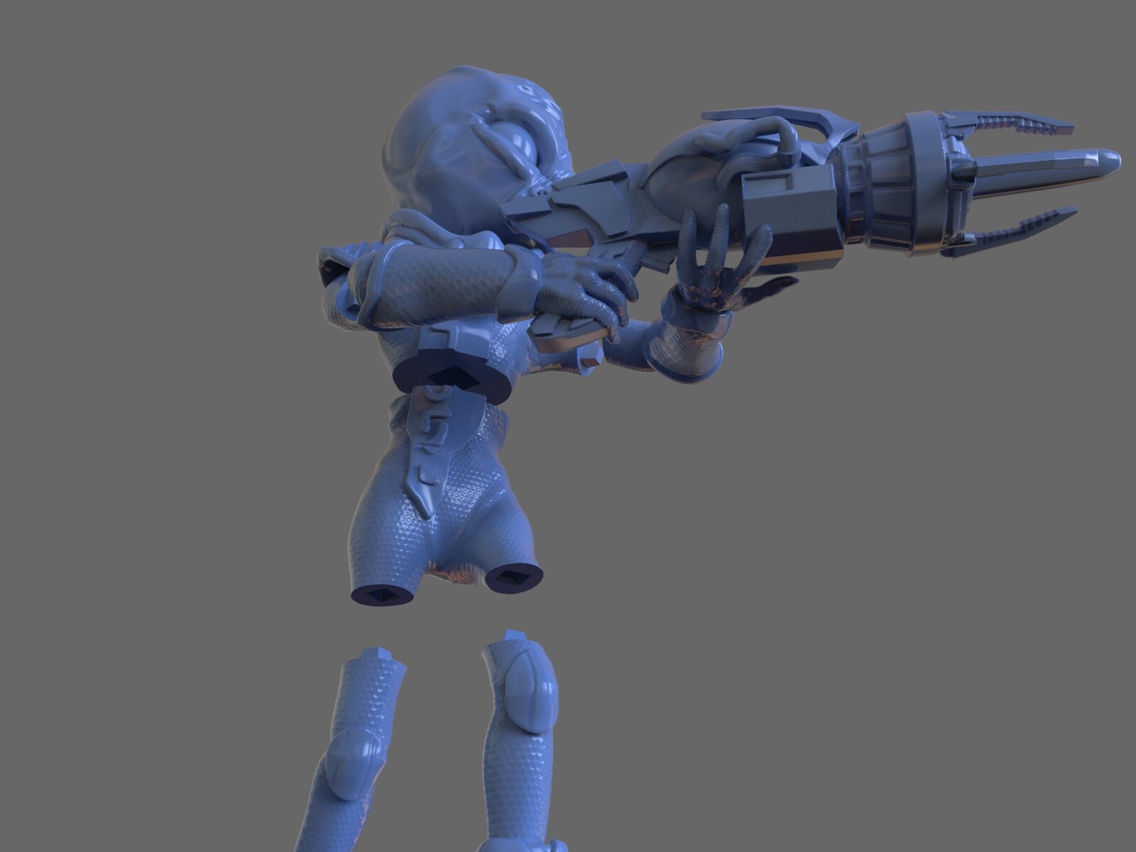 ArtStation - Alien Crypto 137 Sculpture | Resources