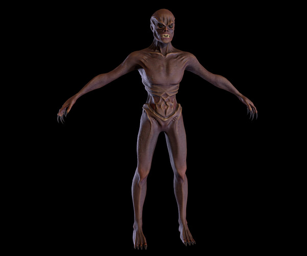 ArtStation - Alien Soldier | Game Assets