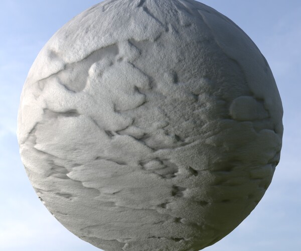 ArtStation - Snow Bulg 3 PBR Material | Game Assets