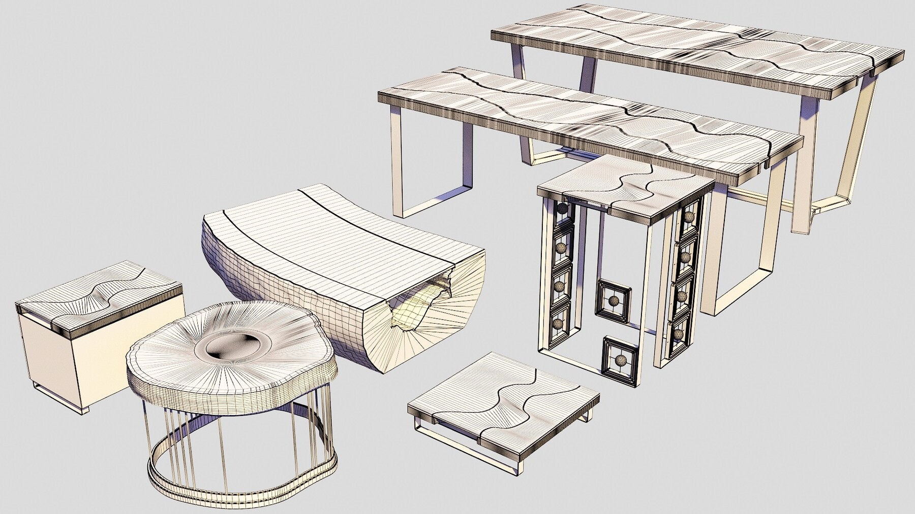 ArtStation - Tables Set | Resources