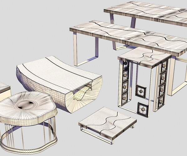 ArtStation - Tables Set | Resources