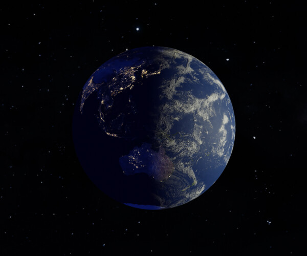 ArtStation - Earth Day/Night | Resources