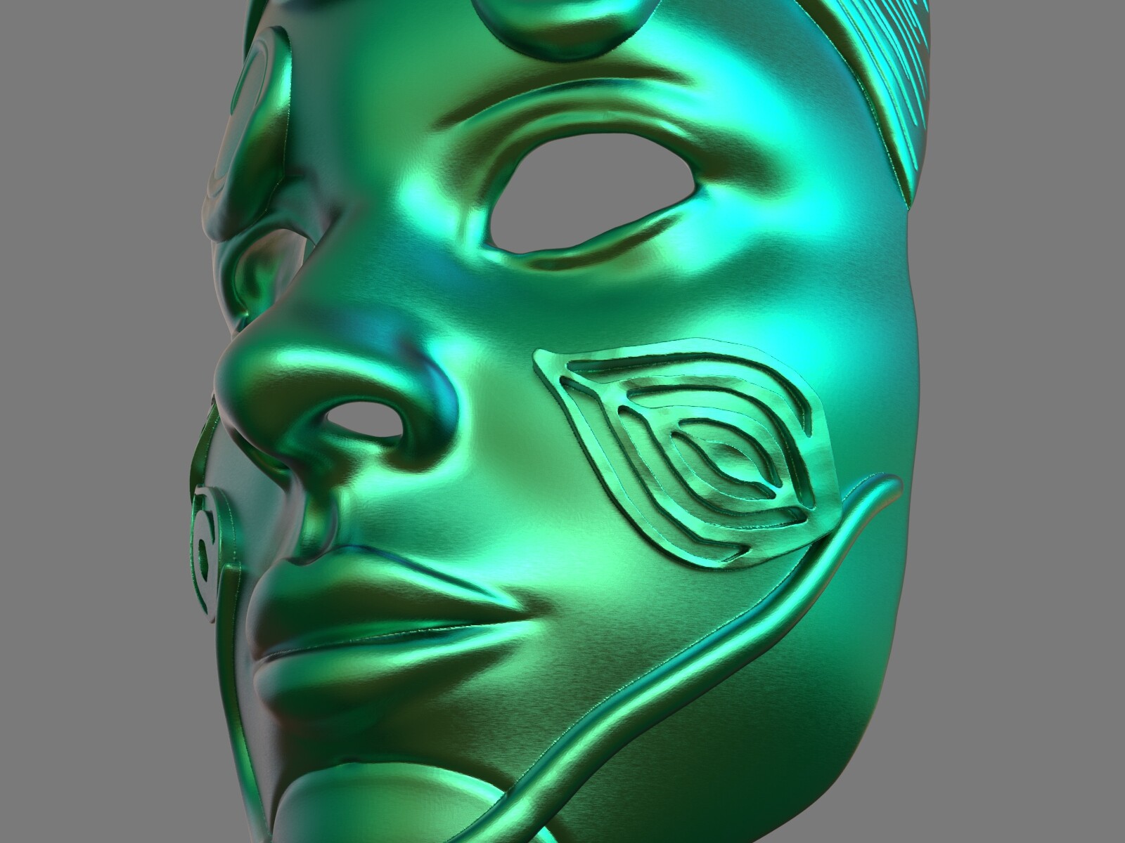 ArtStation - Natural Mask 3D Print | Resources