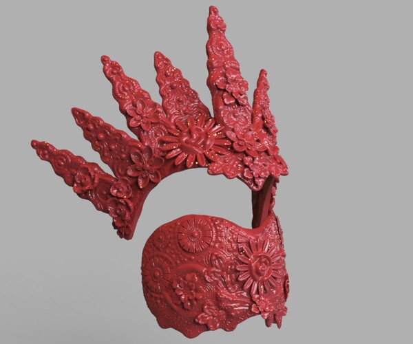 ArtStation - Natural Headpiece Mask 3D Print | Resources
