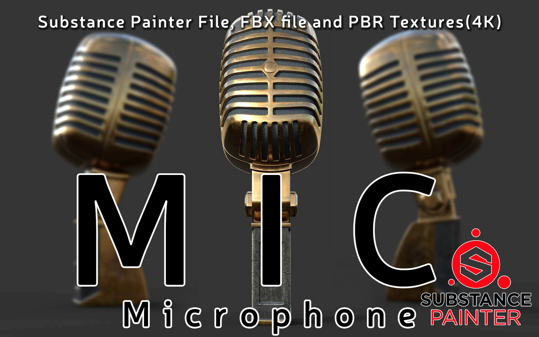 ArtStation - Microphone - 3D model | Game Assets