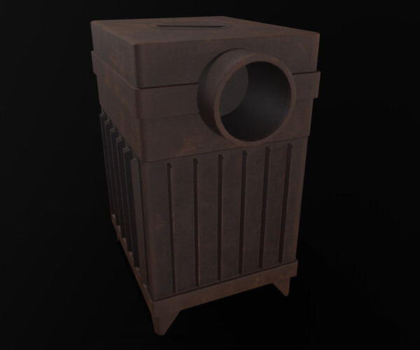 ArtStation - Cast iron furnace | Game Assets