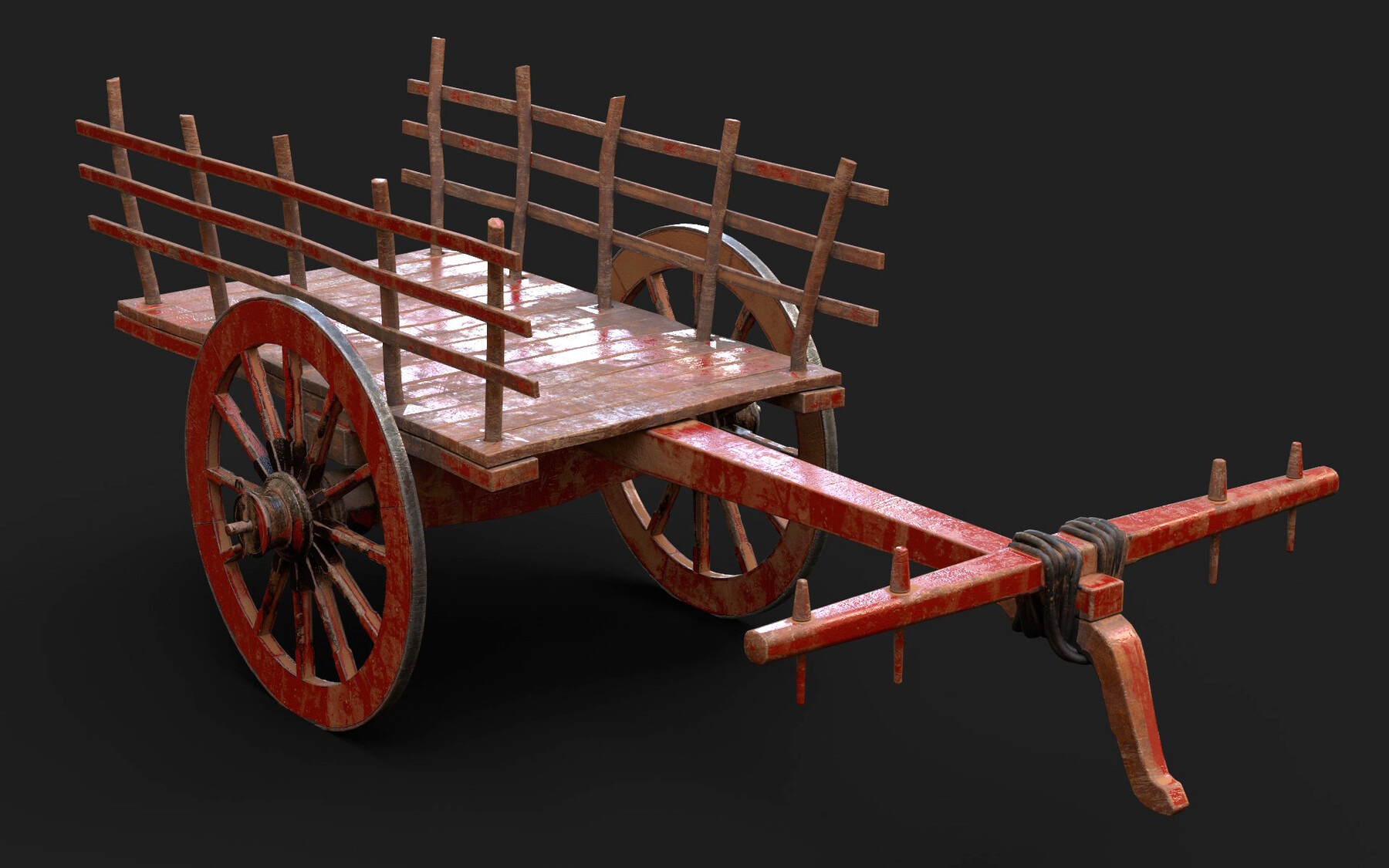 ArtStation - SouthIndian Bullock Cart | Resources