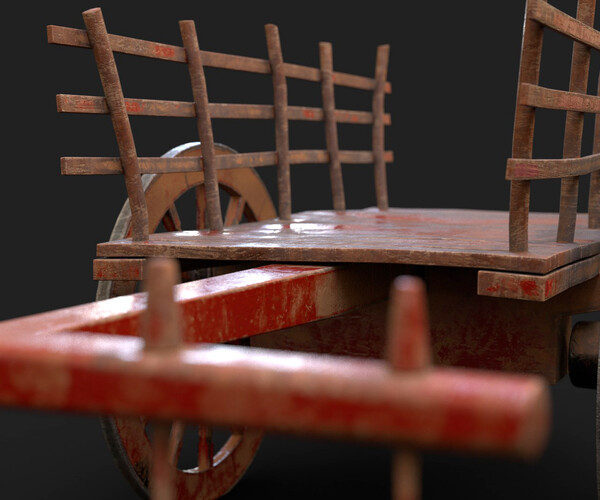 ArtStation - SouthIndian Bullock Cart | Resources