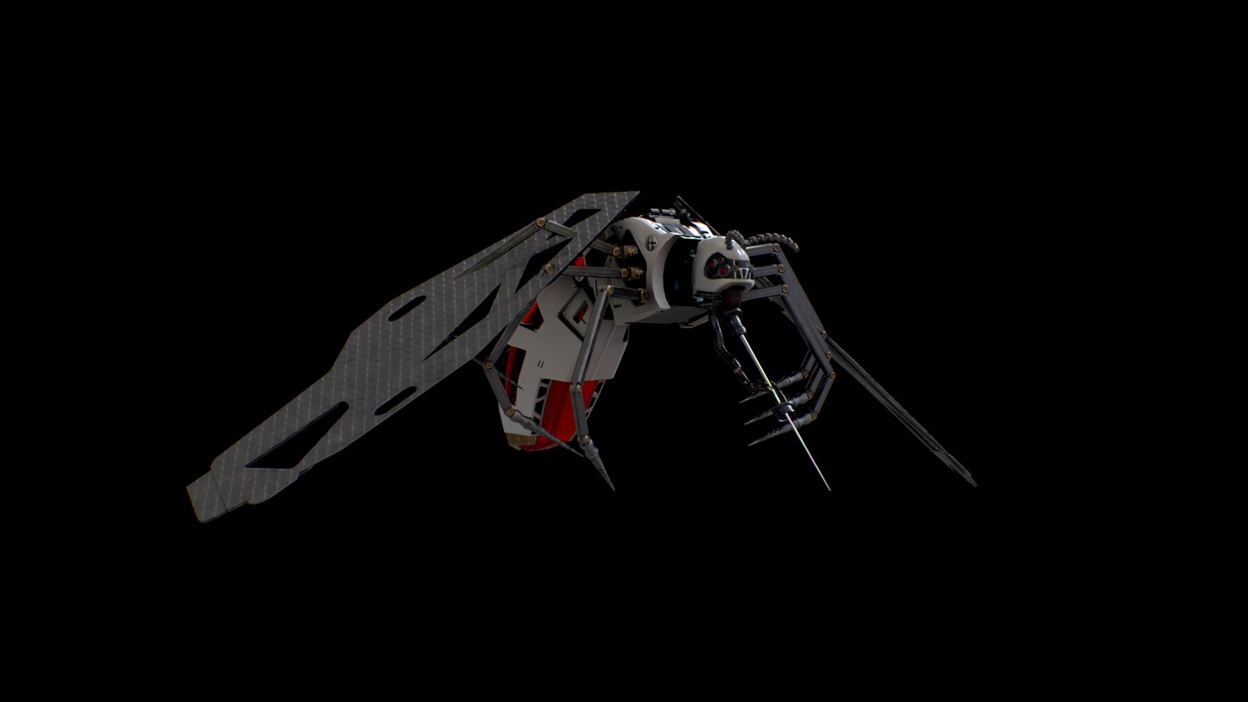 ArtStation - Cyber Mosquito Bug | Game Assets