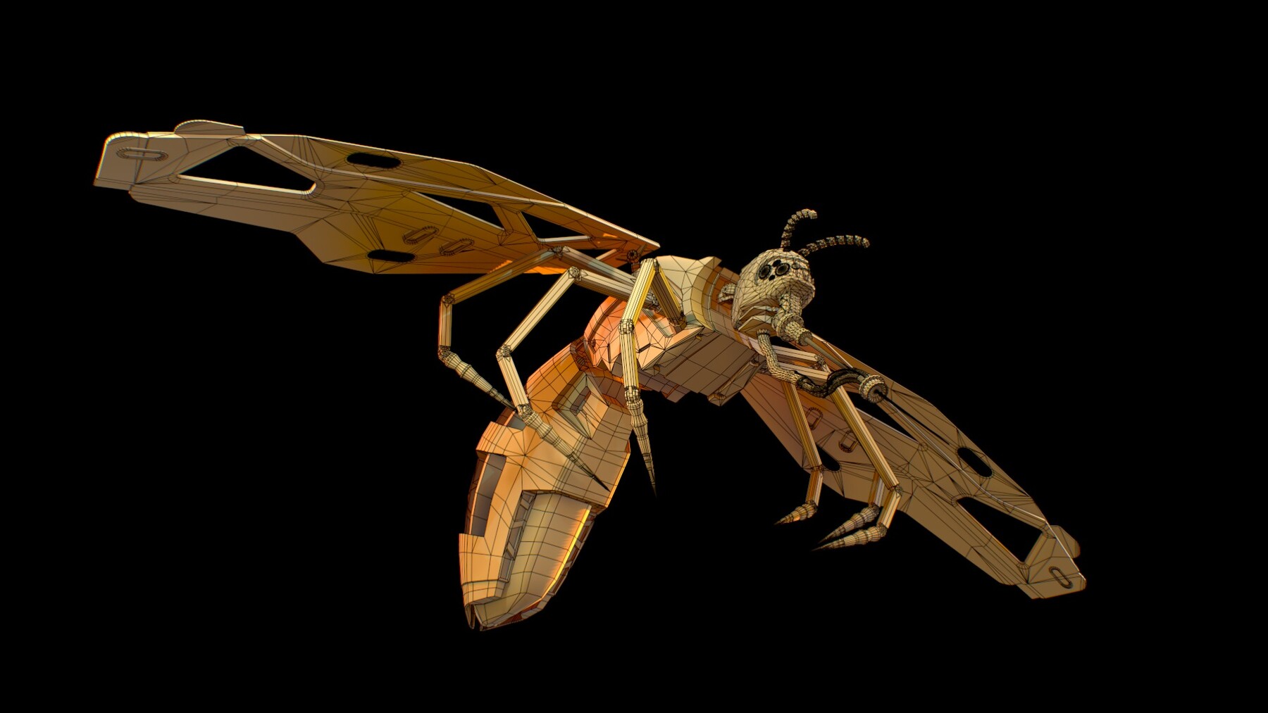 ArtStation - Cyber Mosquito Bug | Game Assets