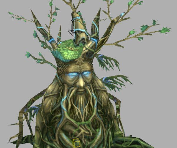 ArtStation - Game Model Arena - big vine tree 01 | Game Assets