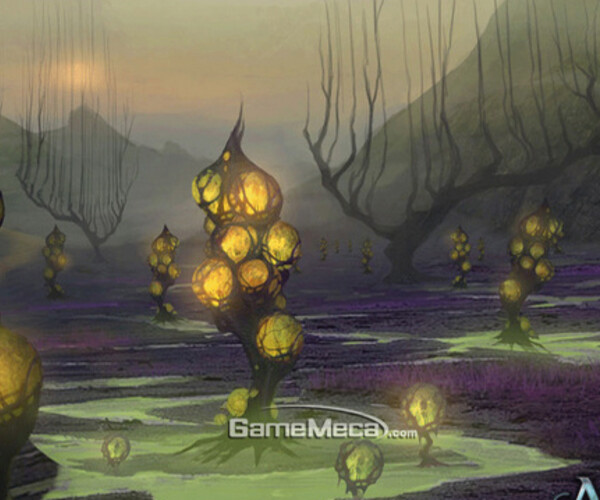 ArtStation - Game Model Arena - spore tree 01 | Game Assets