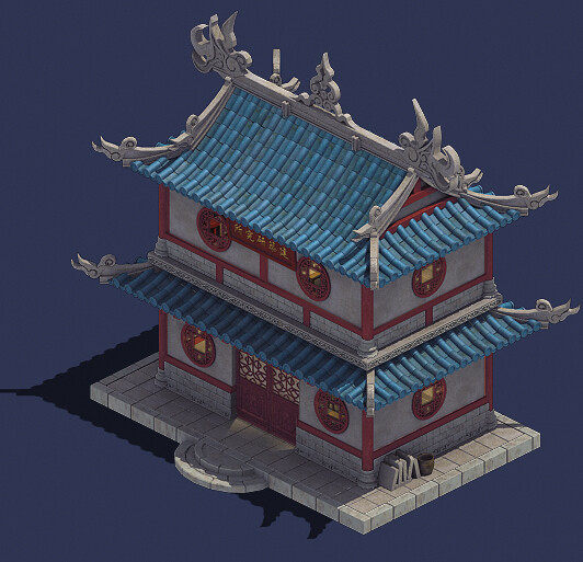 ArtStation - Gang - building institute | Game Assets