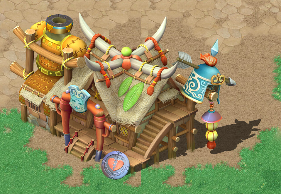 ArtStation - Cartoon World - Armory Shop 04 | Game Assets