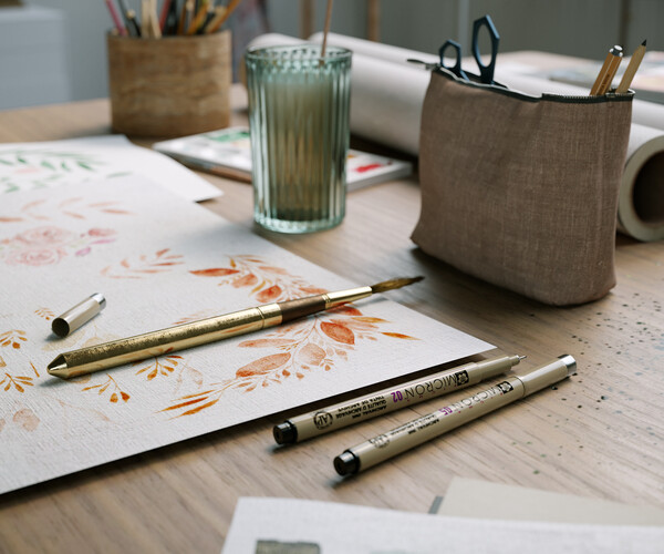 ArtStation - Watercolor room interior scene | Resources