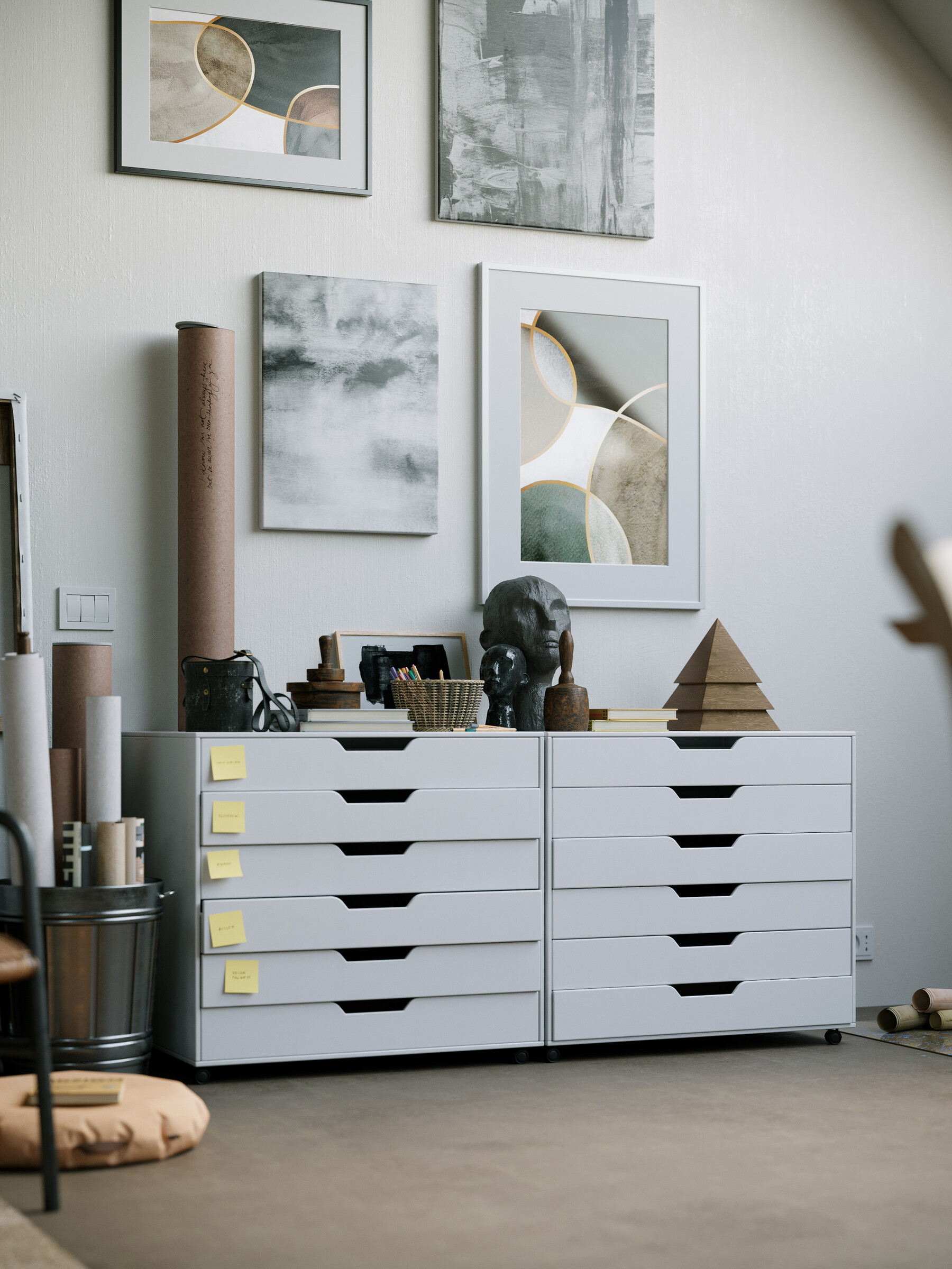 ArtStation - Watercolor room interior scene | Resources