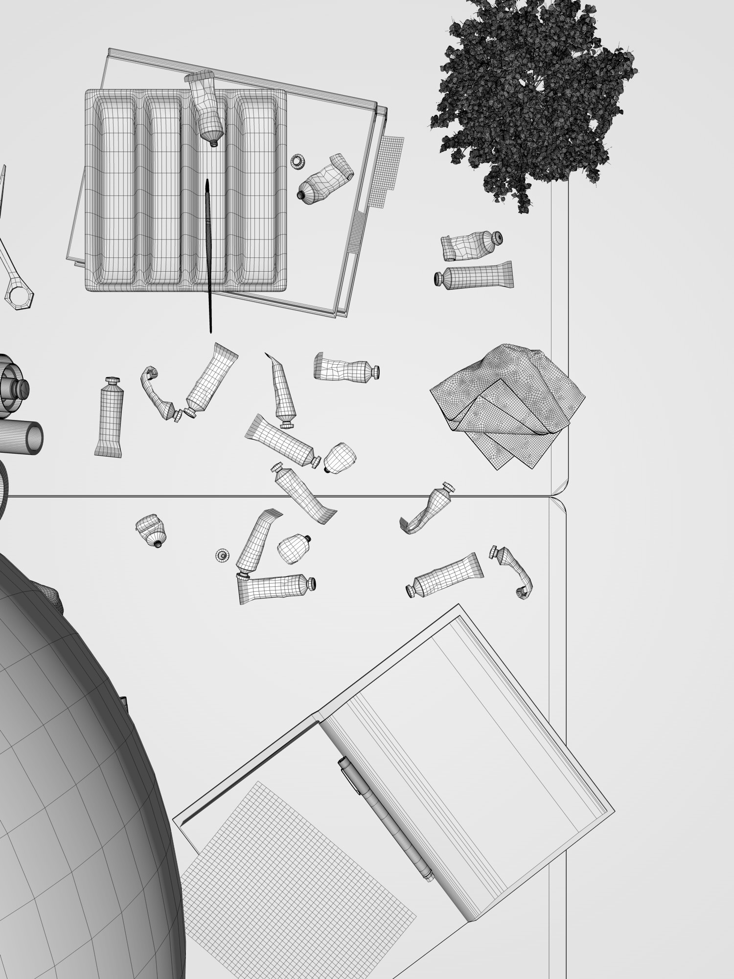 ArtStation - Watercolor room interior scene | Resources