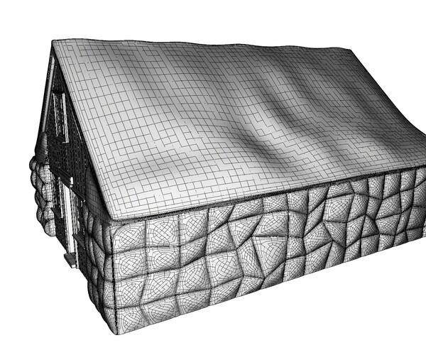 ArtStation - 3D Turf house | Game Assets