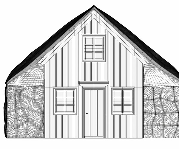 ArtStation - 3D Turf house | Game Assets